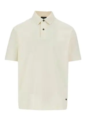 EMPORIO ARMANI Logo-plaque Polo Shirt