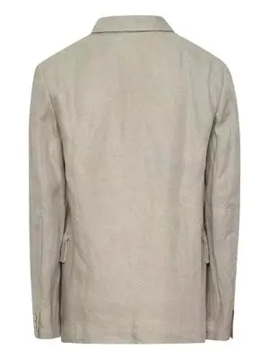 Comme Des Garçons Lace-panelled Blazer - Neutrals