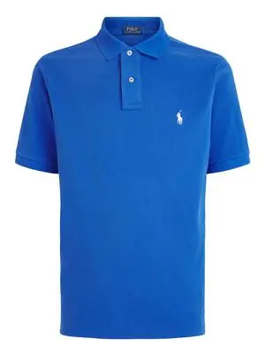 Polo Ralph Lauren Cotton Mesh Classic-fit Polo Shirt - Blue