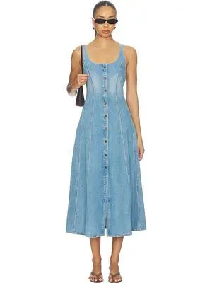 Citizens Of Humanity Noa Seamed Dress - Blue
