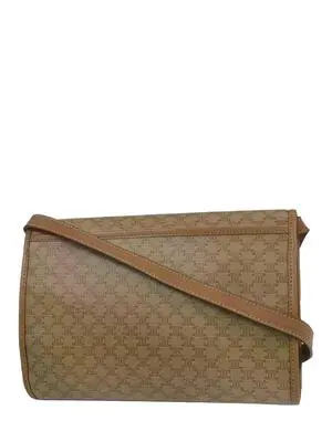 Celine 1990-2000s Macadam Shoulder Bag - Neutrals