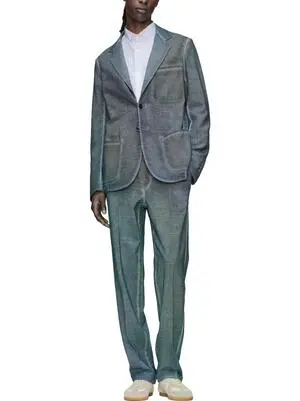 MAISON MARGIELA Double-dyed Trousers - Blue