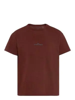 MAISON MARGIELA Embroidered Logo T-shirt - Red