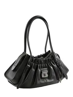 Marc Jacobs Small The Cristina Ruched Tote Bag - Black