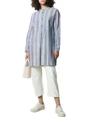 Woolrich Striped Long-sleeve Shirt - Blue