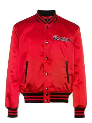 COUNTY OF MILAN Sox Logo Bomber Jacket - Red