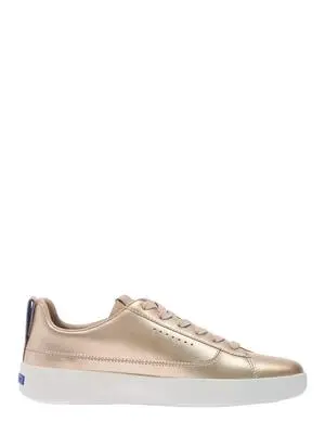Geox Gxcp-01 Metallic-effect Lace-up Sneakers - Pink