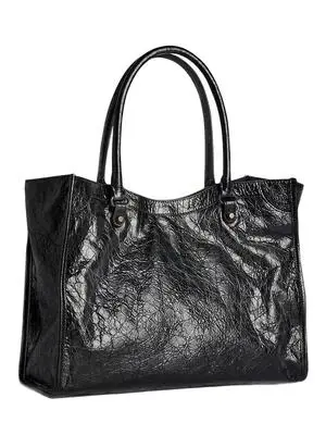 Balenciaga Balenciaga Le City Leather Satchel Bag Blue