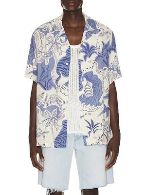 Oas Mystea Rocco Shirt Blue