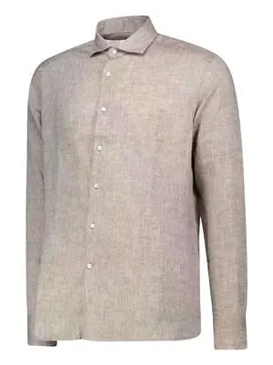 DEPERLU Arthur Linen Shirt - Grey