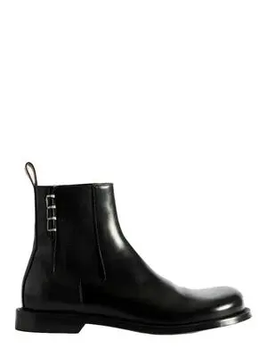 JW Anderson Leather Chelsea Boots - Black