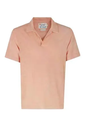 MC2 SAINT BARTH Jeremy Terry-cloth Polo Shirt - Pink
