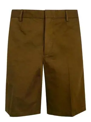 Zegna Flat-front Tailored Shorts - Brown