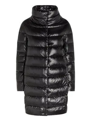 Herno Quilted Shell Coat - Black