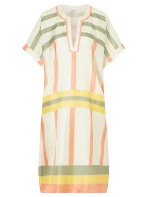 ERES Berlingot Printed Silk-twill Kaftan - Multi