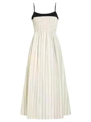 Rails Primrose Striped Midi Dress - Neutrals