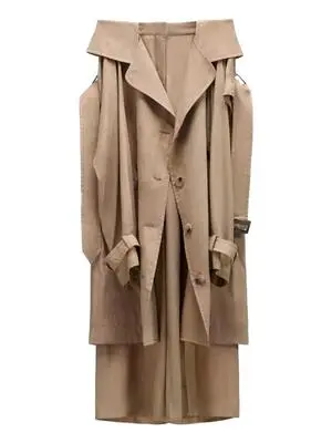 Viktor & Rolf Beige Layered Wide Leg Trousers - Neutrals