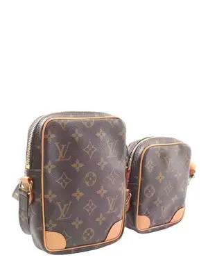 LOUIS VUITTON 2020 Game On Panam Monogram Crossbody Bag Set - Brown