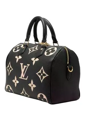 LOUIS VUITTON Speedy Bandouliere 25 Satchel - Black