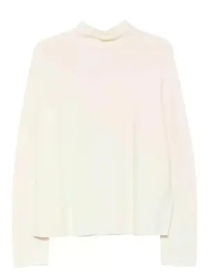 Marc O'polo Seamless High Neck Long Sleeve Sweater - Neutrals
