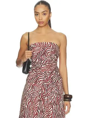 Proenza Schouler White Label Maisy" Strapless Top - Rust