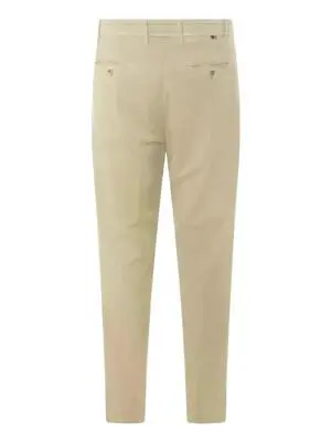 Canali Canali Drawstring Waist Chino Trousers Neutrals