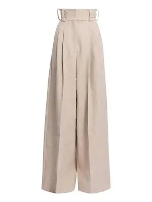 ELIE SAAB Elie Saab Cotton Canvas Tailored Wide Leg Trousers