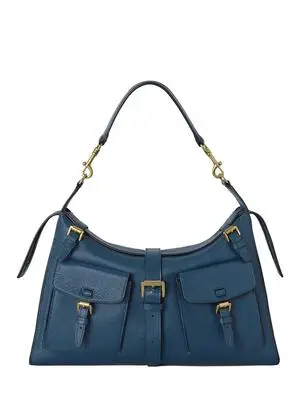 Mulberry Mulberry Roxanne Leather Shoulder Bag Blue