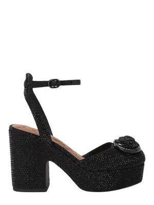Kurt Geiger Embellished Platform Pumps - Black