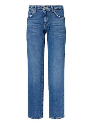 7 For All Mankind Calie Straight-leg Cotton Denim Jeans - Explorer