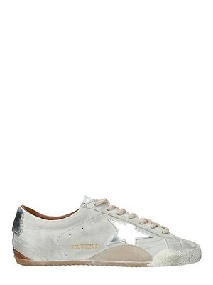 GOLDEN GOOSE Golden Goose True Star Leather Trainers Bone/comb