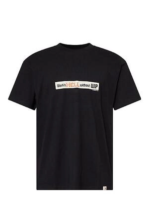 Carhartt Work In Progress Bumper Sticker Short-sleeve Cotton T-shirt - Black
