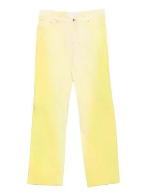 Roberto Cavalli 2000s Straight-leg Jeans - Yellow