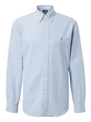 Polo Ralph Lauren Striped Cotton Shirt - Blue
