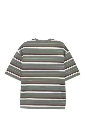 CROQUIS Striped-print T-shirt - Grey