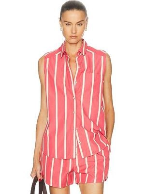 DONNI. DONNI. The Pop Sleeveless Striped Top