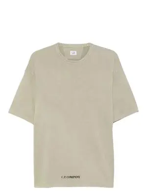 C.P. COMPANY Logo-print T-shirt - Green