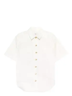 Aje Halo Embroidered Shirt - Neutrals