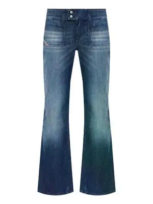 DIESEL® D-hush Flared-leg Jeans - Blue