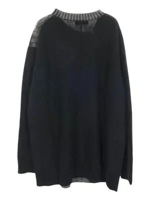 Yohji Yamamoto Checkered Knit Cardigan - Grey