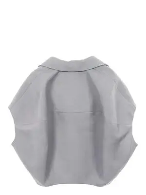 Marni Sleeveless Notched Lapel Jacket - Grey