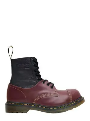 Dr. Martens Mm6 Maison Margiela X 1460 Leather Boots - Red