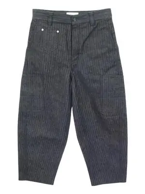 Givenchy Couture Seam Herringbone Cargo Pants - Blue