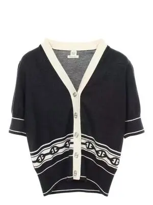 Hermès Chain D'ancre Cardigan - Blue