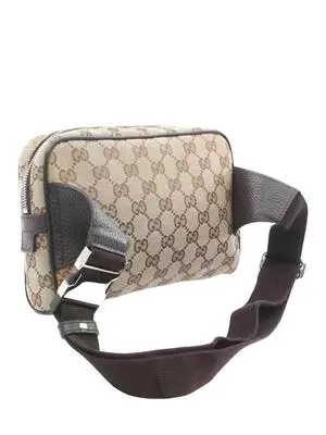 Gucci Gg Canvas Belt Bag - Neutrals