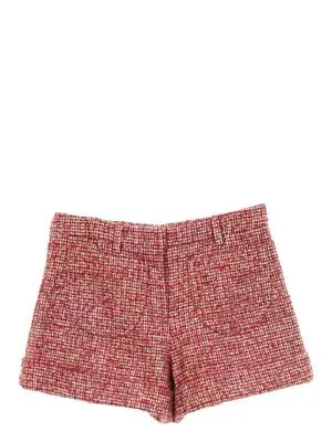 MIU MIU Miu Miu 2010s Tweed Houndstooth Button-Fly Shorts
