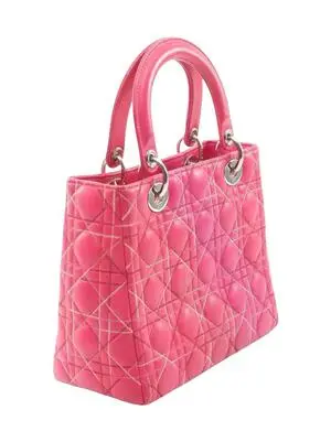 Dior Christian Dior Lady Dior Tote Bag Pink