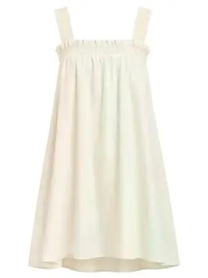 Seafolly Sleeveless Linen Mini Dress - Neutrals