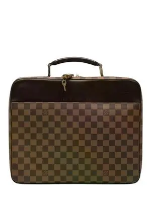 LOUIS VUITTON Damier Ebene Sabana Business Bag - Brown