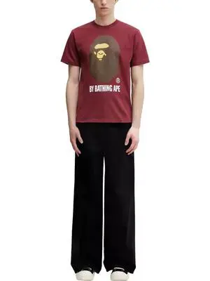 A BATHING APE Graphic T-shirt Red